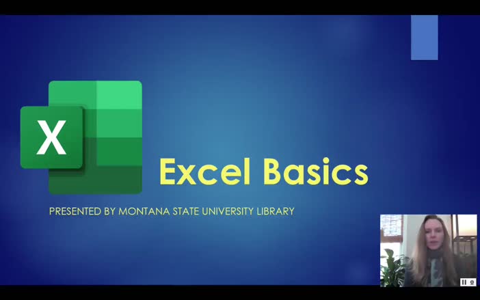 Excel Basics Tutorial Intro