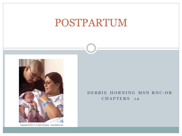 Postpartum
