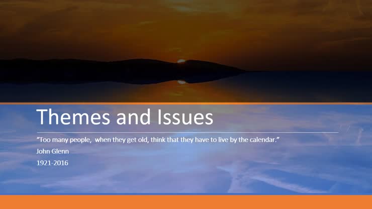 Week 2 Themes and Issues With Narraration