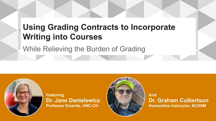 Using Grading Contracts to Incorporate Writing into Courses While ...