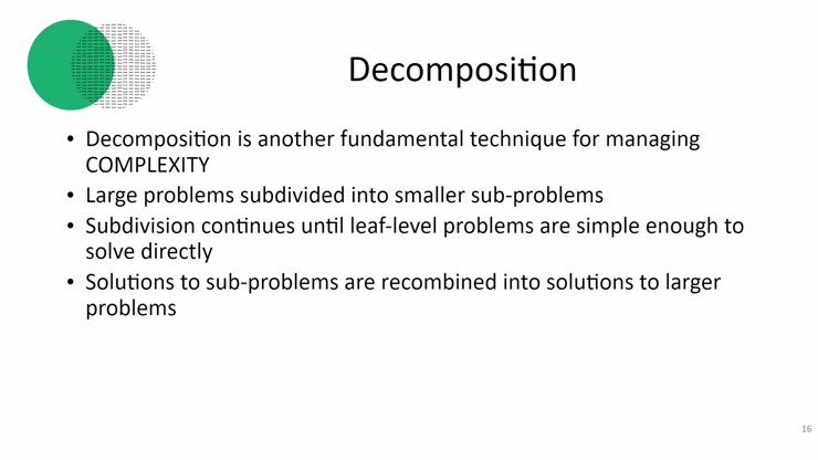CS 240 - Design Principles - Decomposition