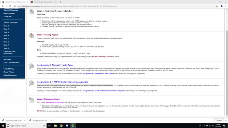 John "I Am" Assignment