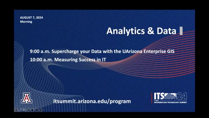 ITS24 Wed An&Data-UArizona Enterprise GIS