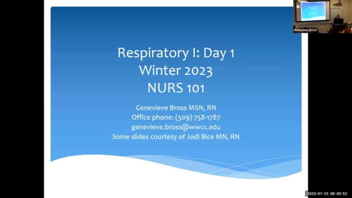 Respiratory Day #1