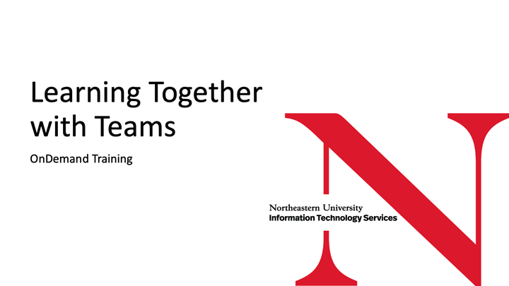 Learning Together with Microsoft Teams