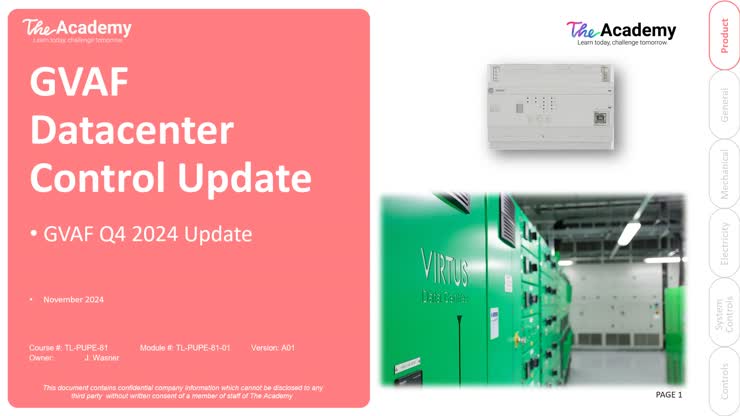 TL-PUPE-81-01_GVAF Datacenter Control Update