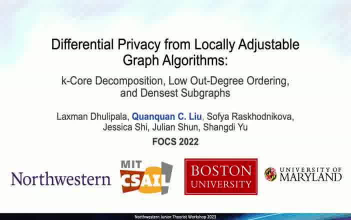 2022 Junior Theorist Workshop - Quanquan Liu