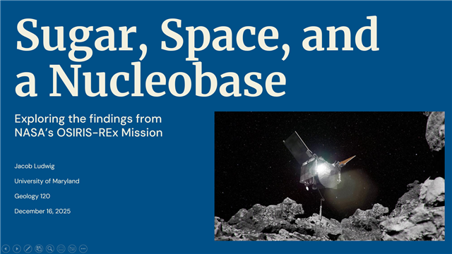 Sugar, Space, and a Nucleobase