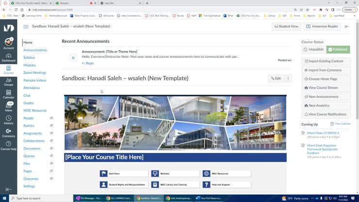 Canvas Refresher: How to add a page into a module