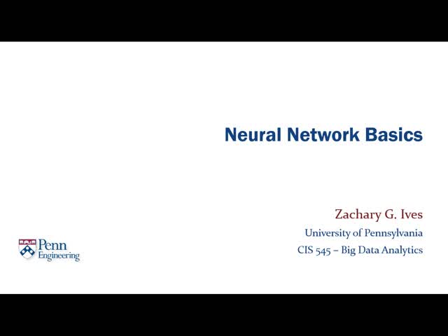 Simple Neural Networks