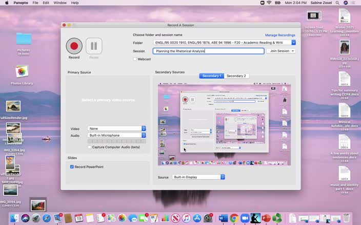 Planning the Rhetorical Analysis