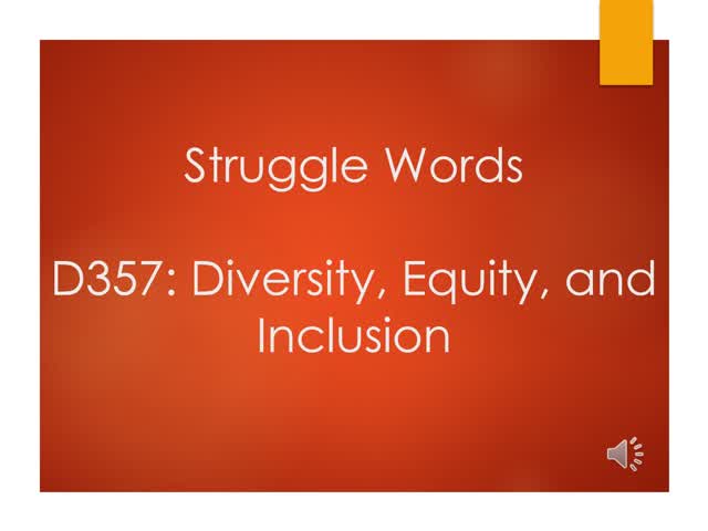 Struggle Terms Explantion D357