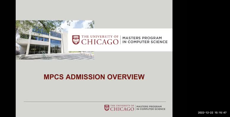 MPCS Admission Overview