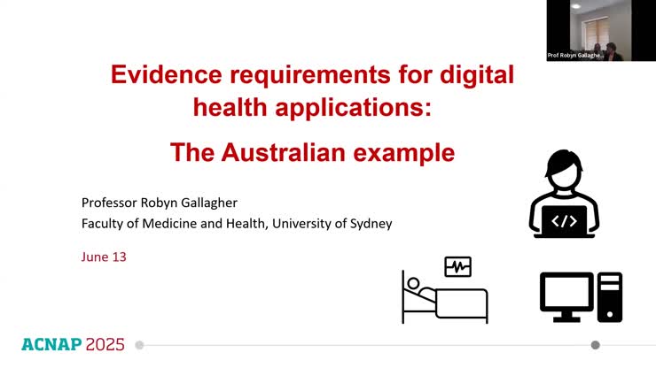 Evidence Requirements for Digital Health Applications - Prof Robyn ...