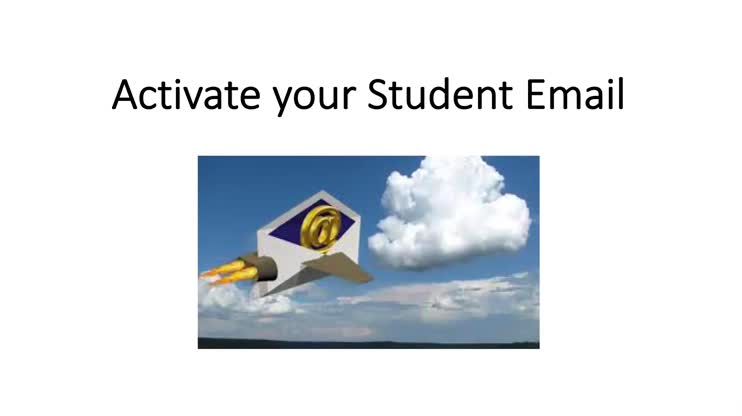 Activate your student email
