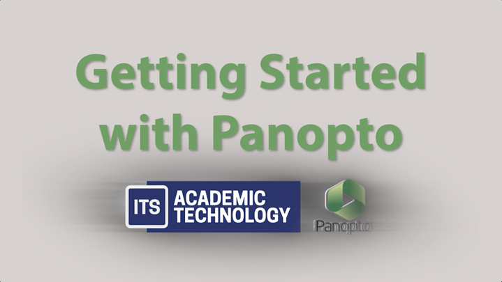1 Panopto Getting Started with Dann Hurlbert_2024