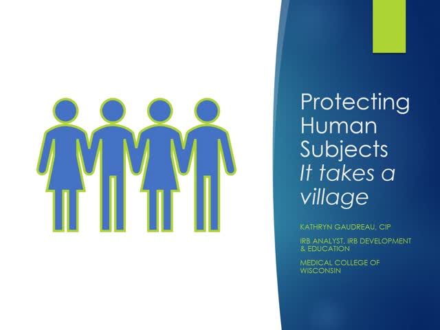 HIPAA and Human Subject Research Protections