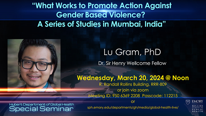 Lu Gram, PhD - Wednesday, March 20, 2024