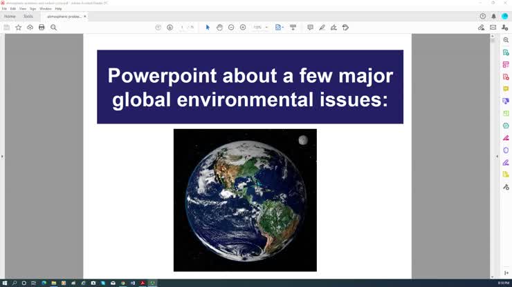 PPT ozone layer, climate change and ocean acidity
