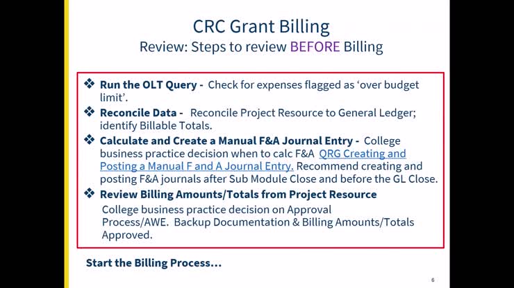 06.09.2023 Reimbursable Grant Contract Billing