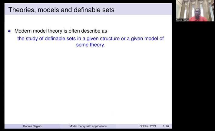 PAWS Model Theory Course Lecture 2