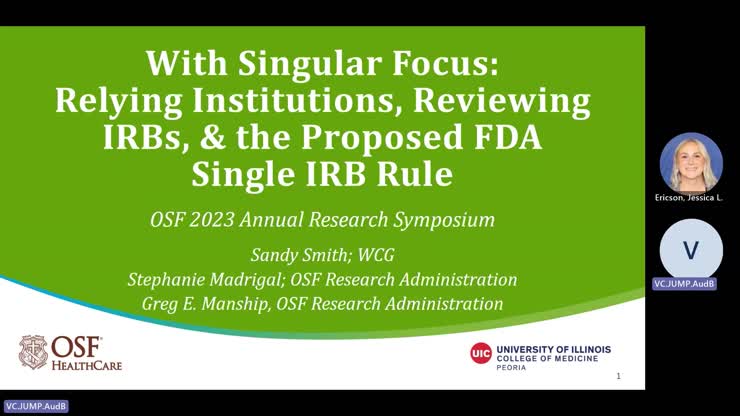 With Singular Focus_ Relying Institutions, Reviewing IRBs, and the ...