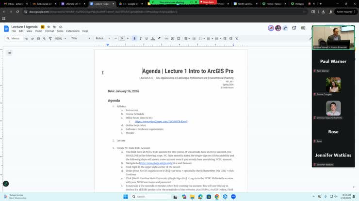 Lecture 1 - Intro to ArcGIS Pro