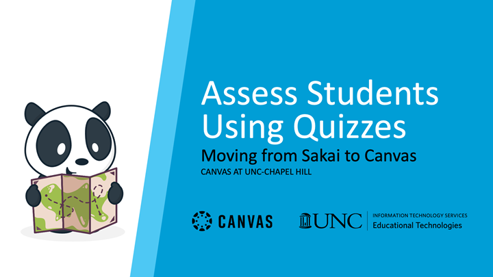 Assess Student Learning Using Canvas Quizzes