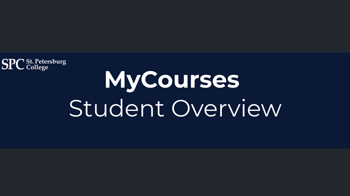 MyCourses Student Overview