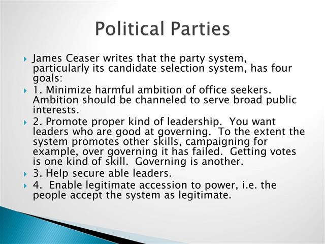Political Parties