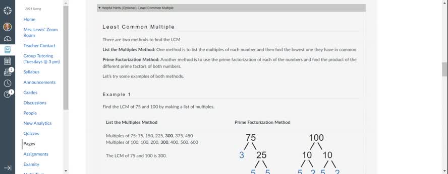Alg 053 Lesson 14.3 #2 (Helpful Hints)
