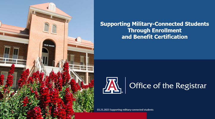 Supporting Military-Connected Students Through Enrollment and Benefit ...