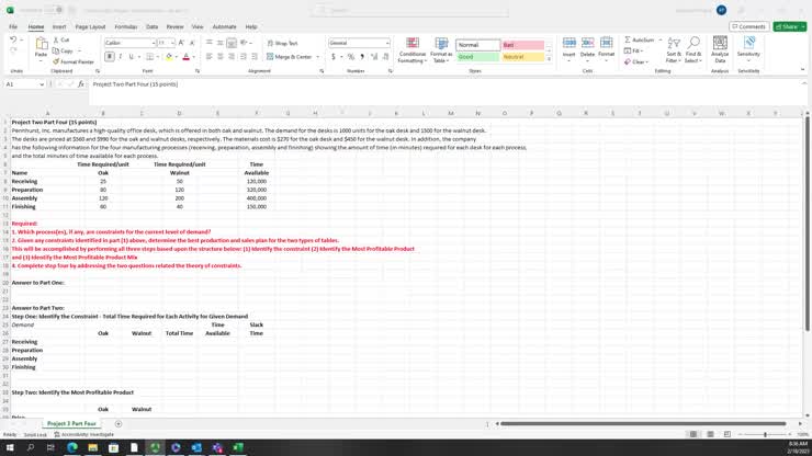 Guidance for Project Two Part Four