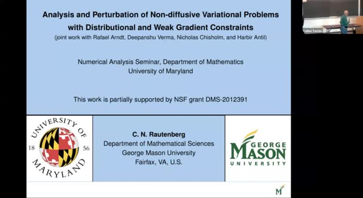 Numerical Analysis Seminar (ONLINE and IN-PERSON)