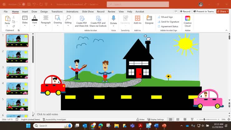 How to insert a sound effect into your Stop Motion Presentation