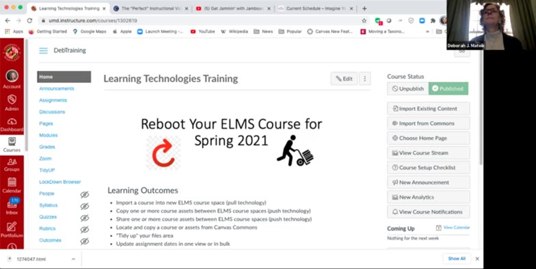 Reboot Your ELMS Course for Spring
