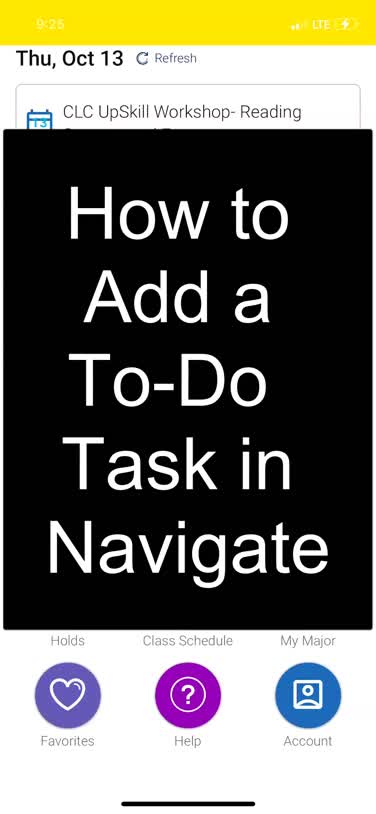 Adding to a to-do item