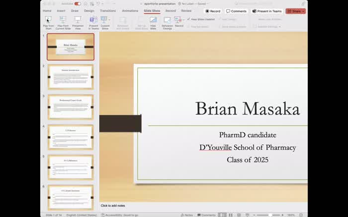 eportfolio presentation