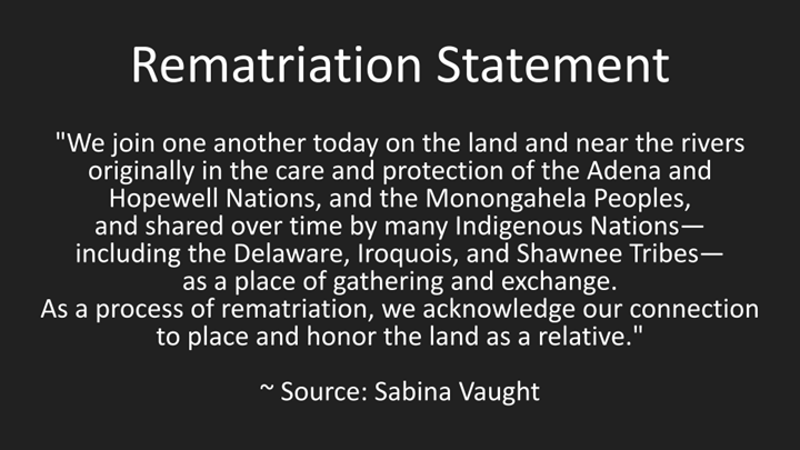 Rematriation Statement