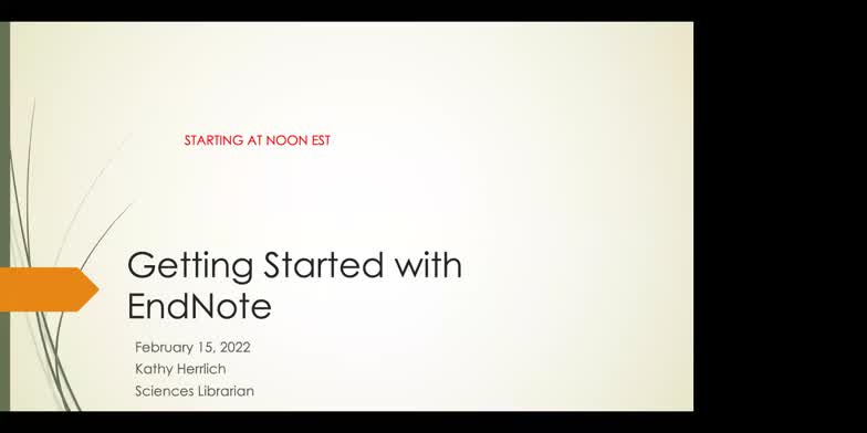 Getting Started with EndNote