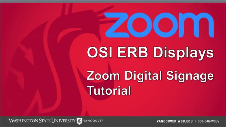 Zoom Digital Signage OSI Electronic Readerboards (ERB) Tutorial