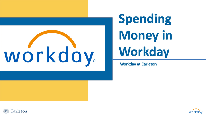 Spending Money in Workday (Recording of Live Training)
