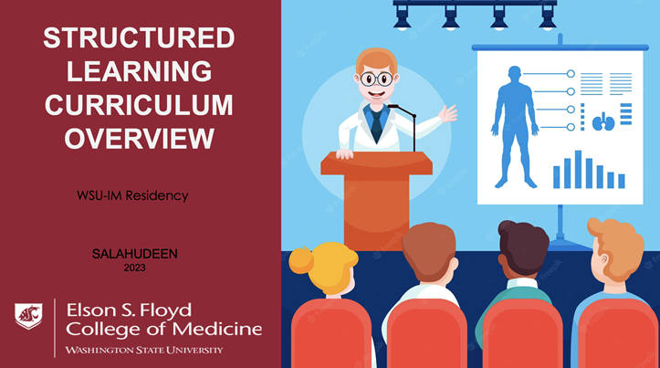 Structured Learning Curriculum Dr. Ahmed Salahudeen