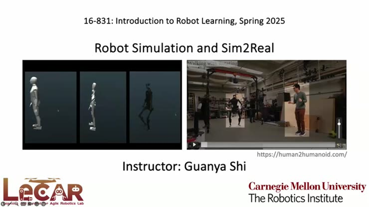 Lecture 22: Robot Simulation and Sim2Real