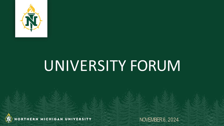 University Forum - November 6th, 2024