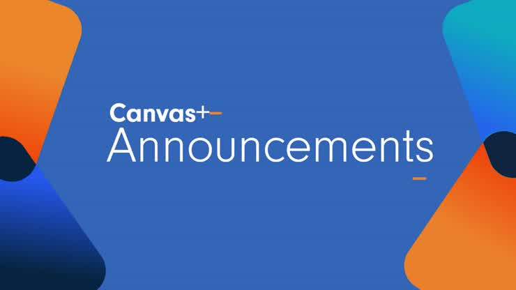 Canvas Announcements