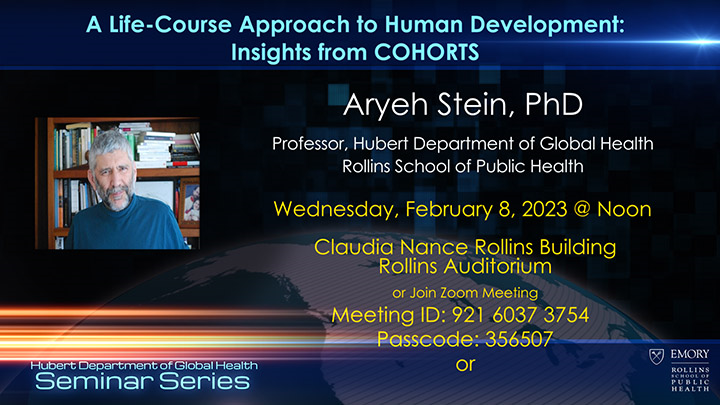 Aryeh Stein, PhD - Wednesday, February 8, 2023
