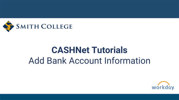 CASHNet Tutorial_Add Bank Account Information