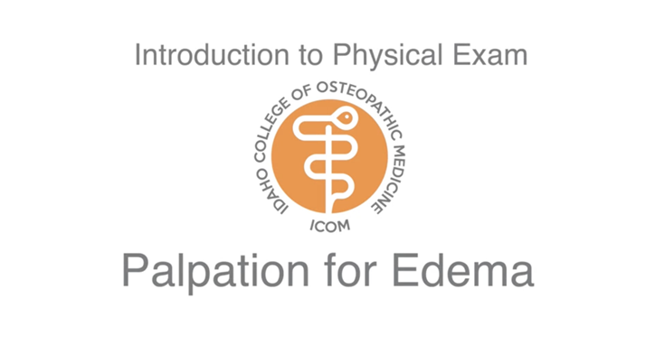 Palpation for Edema