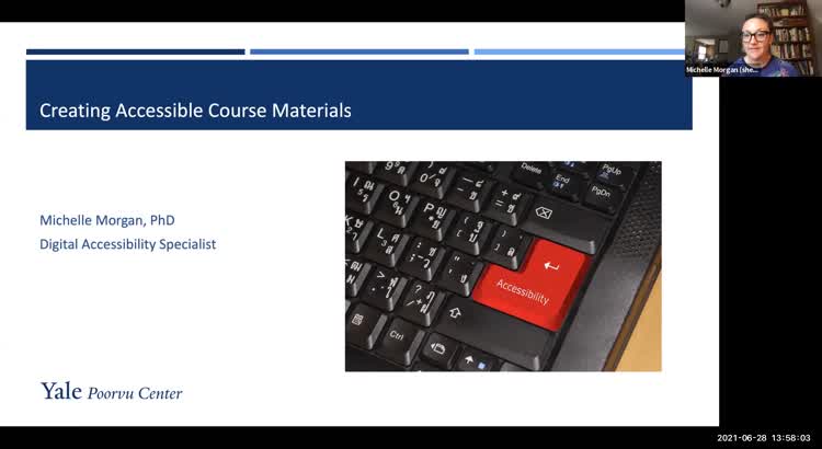 Creating Accessible Course Materials
